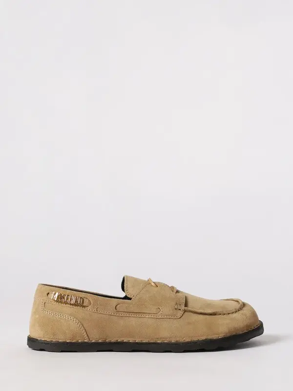 Moschino Suede Boat Loafers