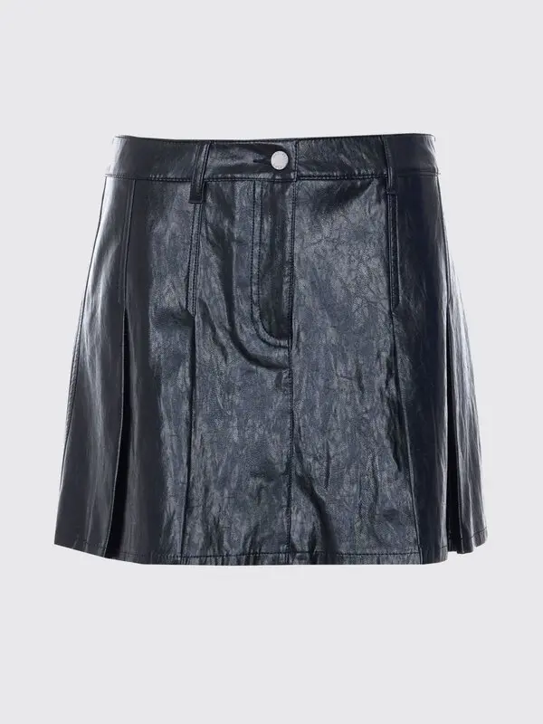 Michael Kors Faux Leather Mini Skirt