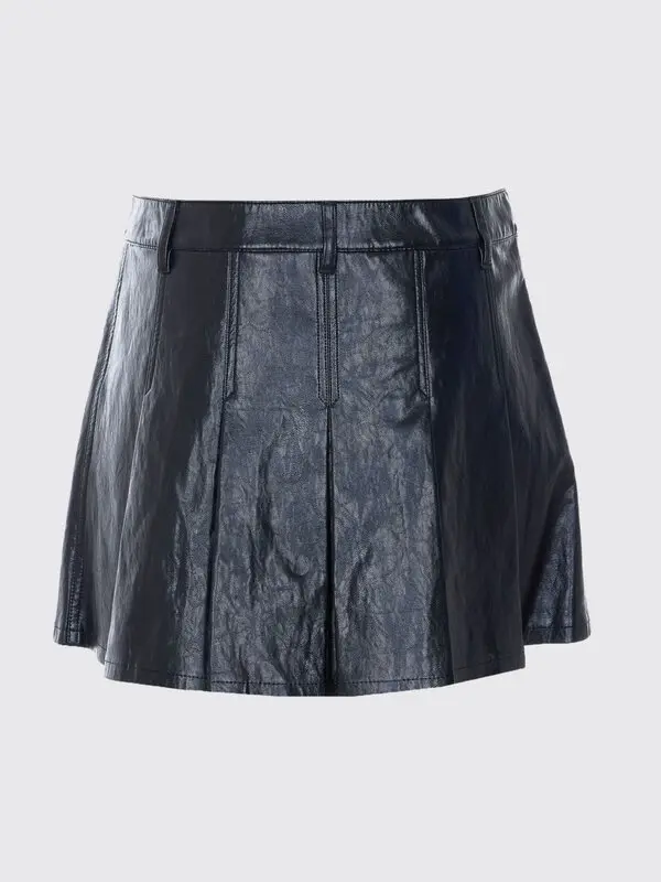 Michael Kors Faux Leather Mini Skirt