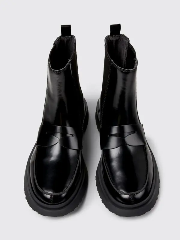 Camper Walden Brushed Leather Chelsea Boots