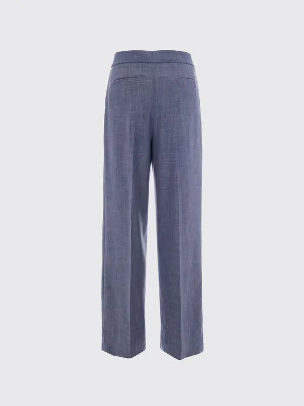 Liu Jo Viscose Blend Wide-leg Trousers - Blue