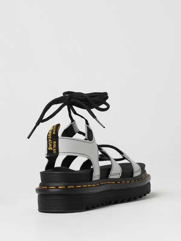 Dr. Martens Strappy Platform Sandals With Tie Fastening