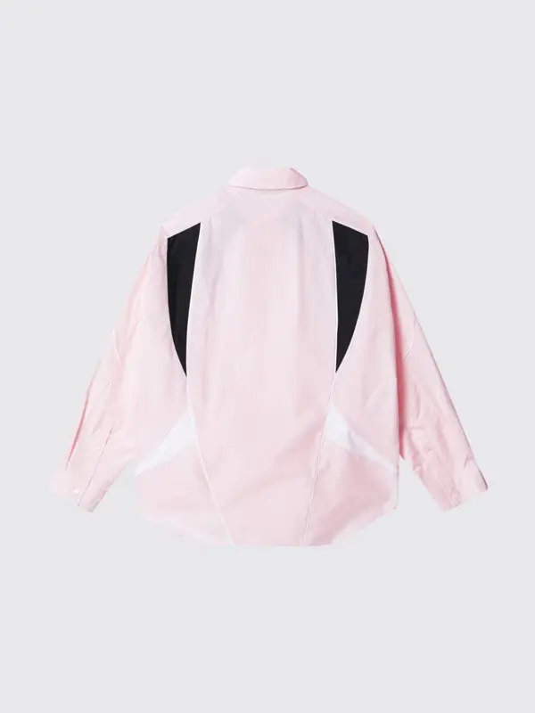 Acne Studios Relaxed Fit Cotton Poplin Shirt With French Collar