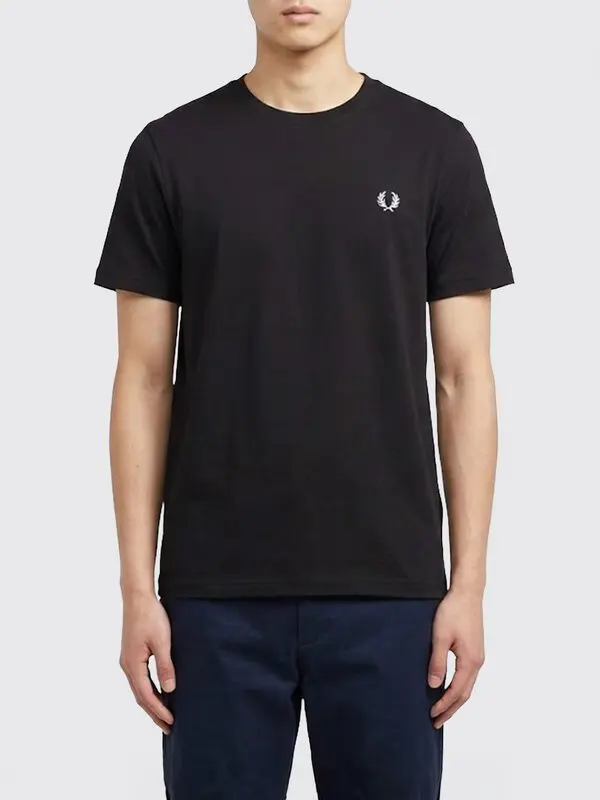 Fred Perry Basic Cotton T-shirt - Black