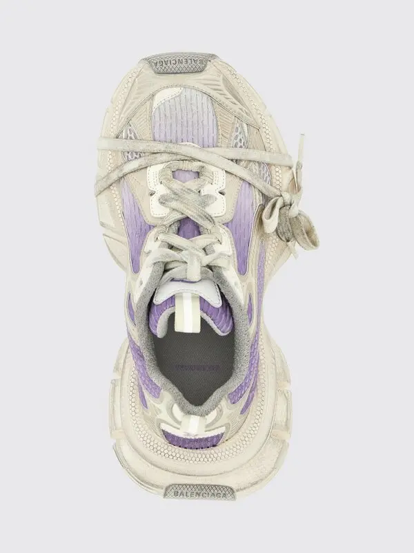 Balenciaga 3xl Mesh And Rubber Sneakers - Violet
