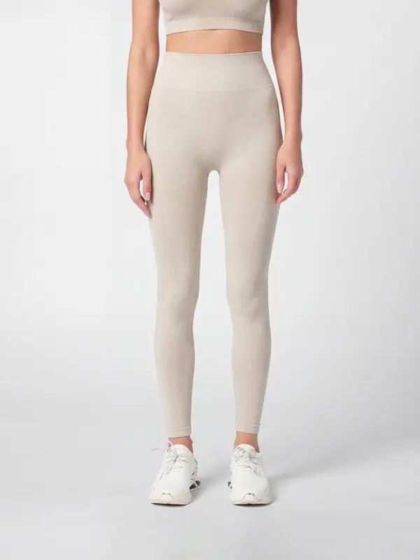 PLEIN SPORT Technical Stretch Fabric Leggings - Grey
