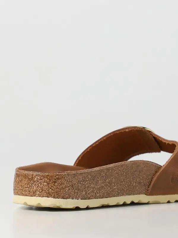 BIRKENSTOCK Madrid Big Buckle Oiled Leather Sandals - Brown