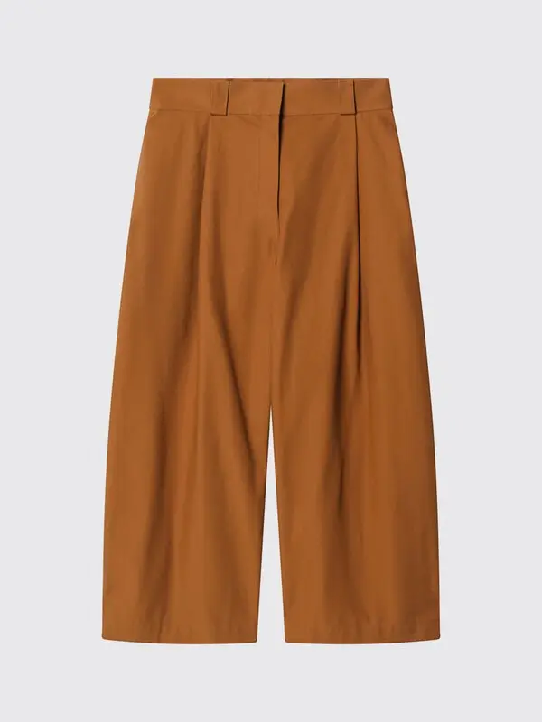 Balenciaga High-waisted Wide-leg Cropped Cotton Trousers