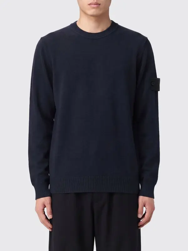 Stone Island Crew Neck Pullover - Blue