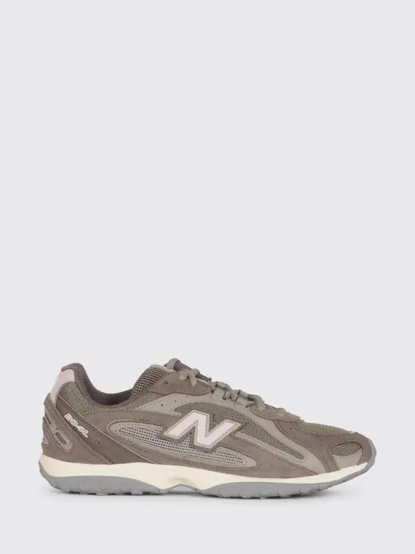 NEW BALANCE 204l Suede And Mesh Sneakers - Brown