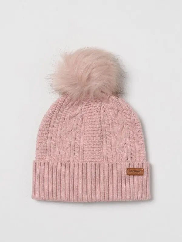 Barbour Beanie With Pom Pom