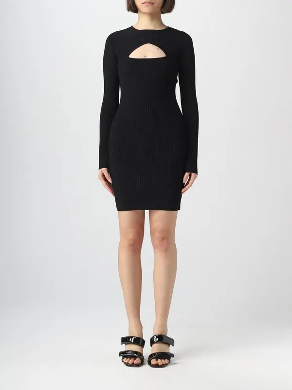 Dsquared2 Cut-out Ribbed Mini Dress