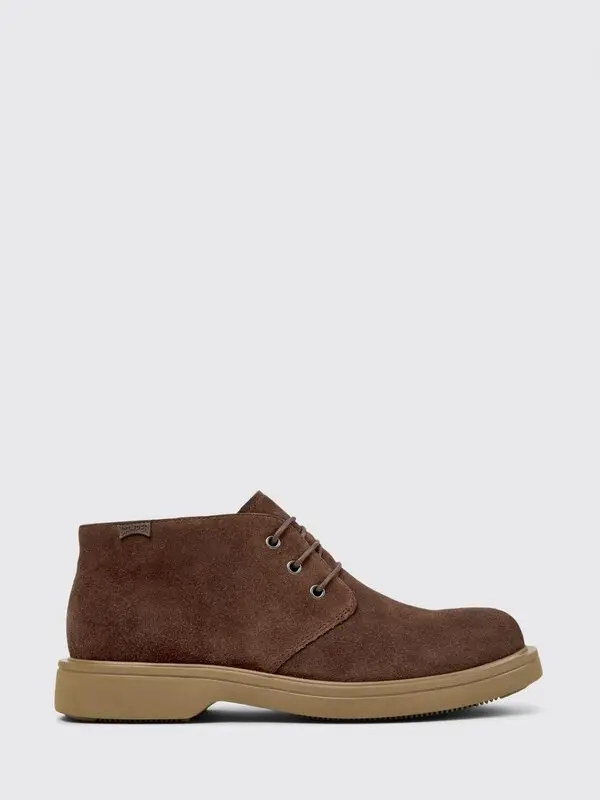Camper Lace-up Suede Boots