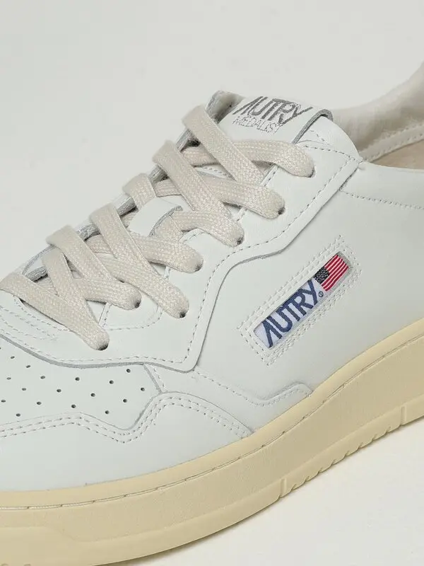 AUTRY Lace-up Suede Trainers - White