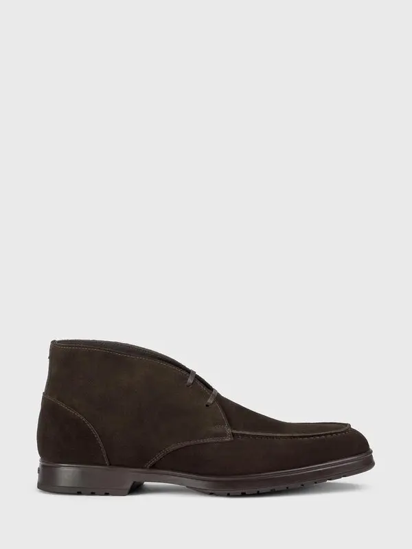 DOUCAL'S Lace-up Suede Boots