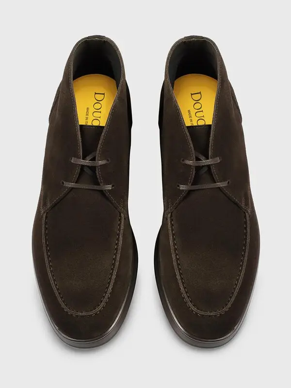 DOUCAL'S Lace-up Suede Boots