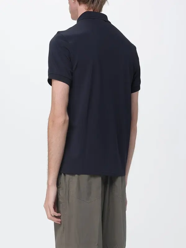Peuterey Technical Fabric Polo With Logo - Blue 1