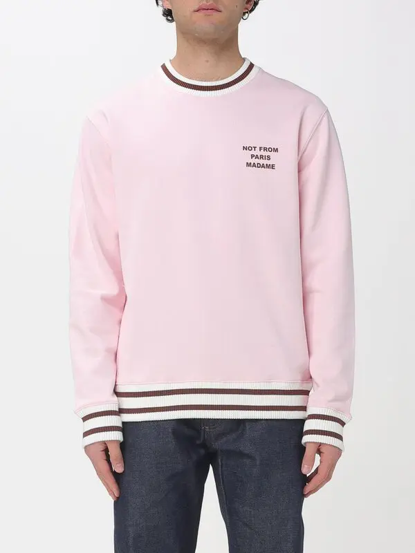 Drole De Monsieur Cotton Crew-neck Sweatshirt