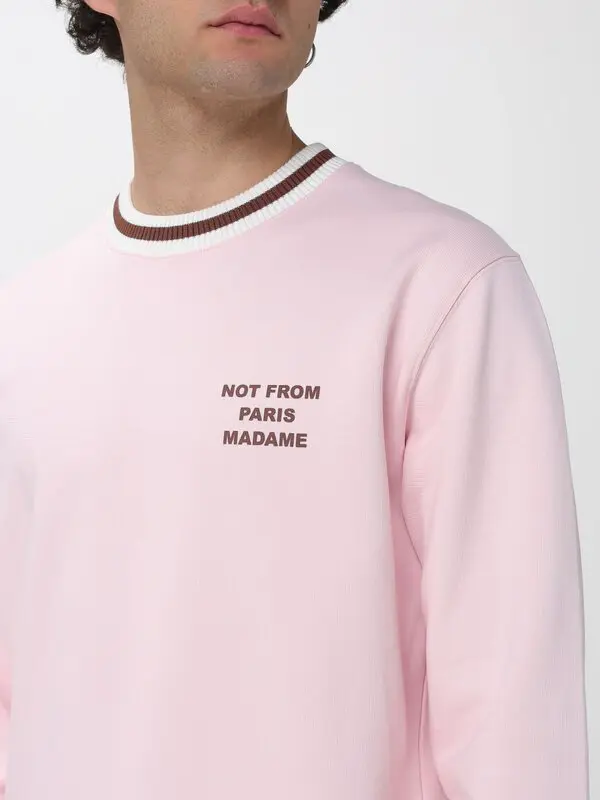Drole De Monsieur Cotton Crew-neck Sweatshirt