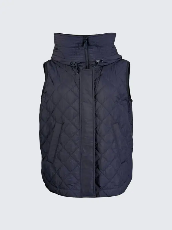 Peuterey Padded Quilted Nylon Vest - Blue