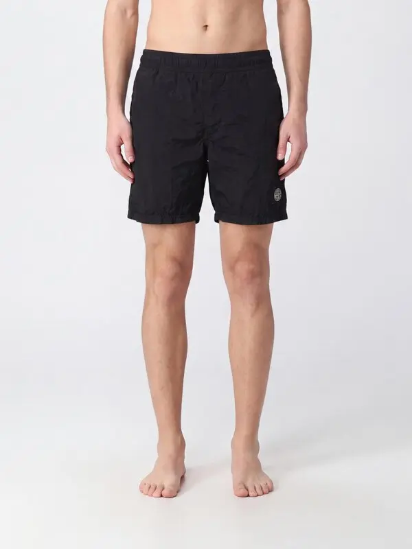 Stone Island Swim Shorts - Black