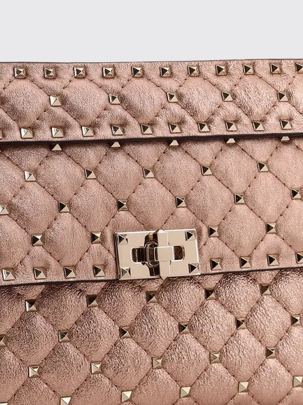 Valentino Garavani Rockstud Spike Quilted Laminated Nappa Bag