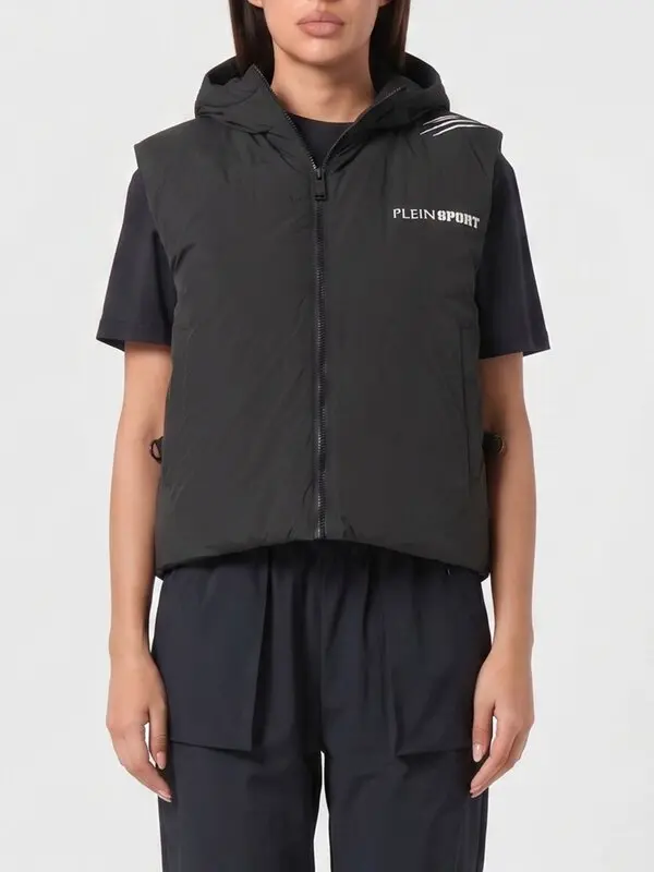PLEIN SPORT Hooded Padded Vest