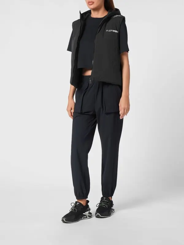 PLEIN SPORT Hooded Padded Vest