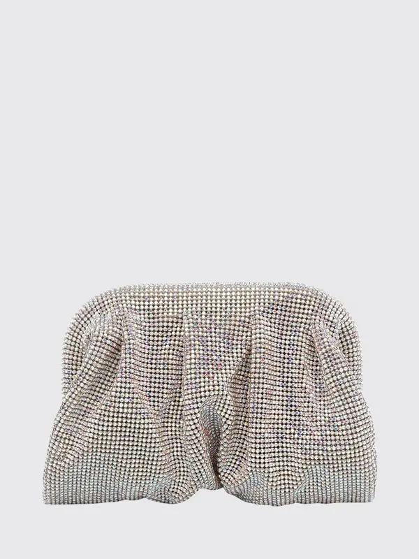 Benedetta Bruzziches Venus Draped Crystal Mesh Mini Bag With Strap