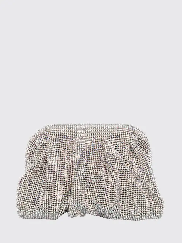 Benedetta Bruzziches Venus Draped Crystal Mesh Mini Bag With Strap