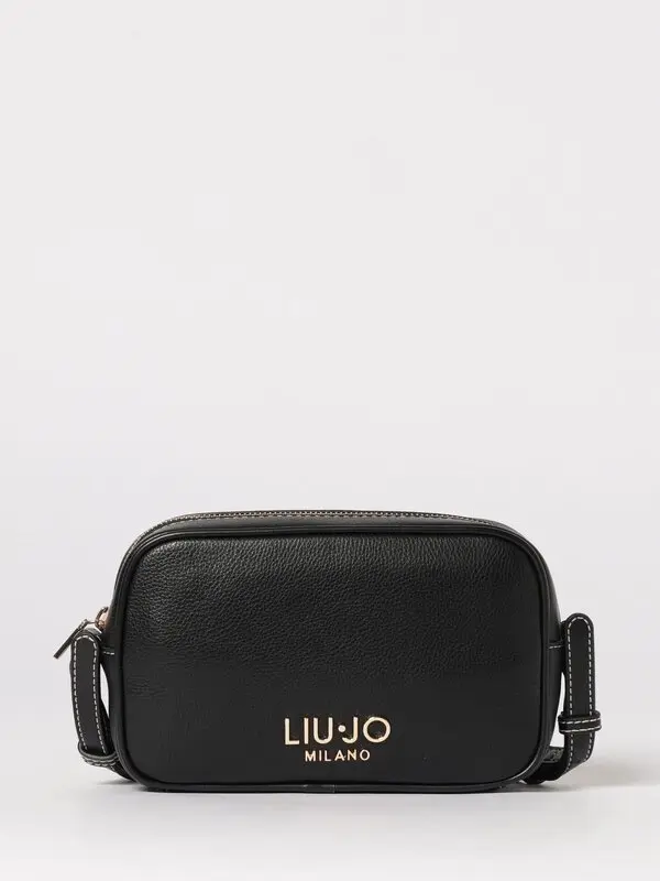 Liu Jo Laminated Grained Synthetic Leather Bag - Black