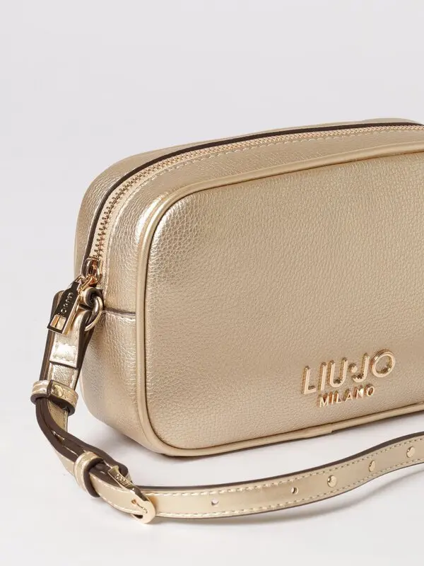 Liu Jo Laminated Grained Synthetic Leather Mini Bag - Gold