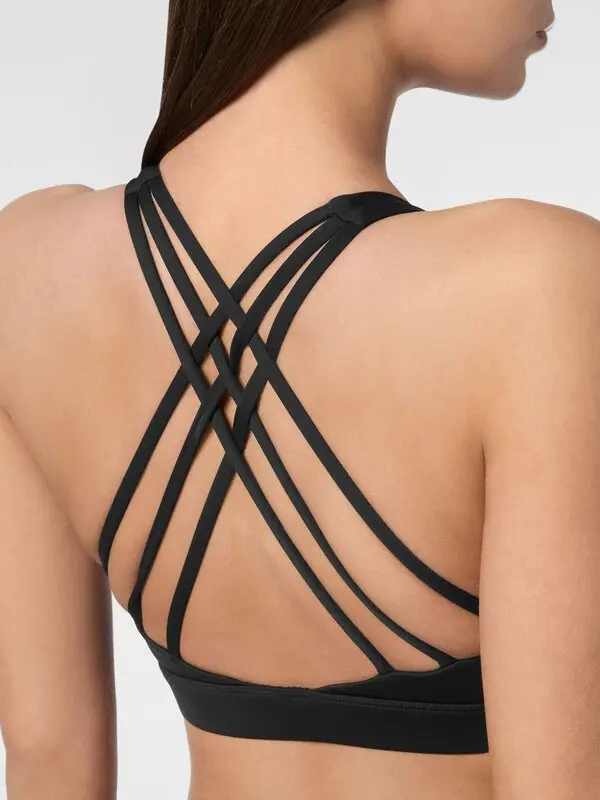 PLEIN SPORT Lycra Crop Top