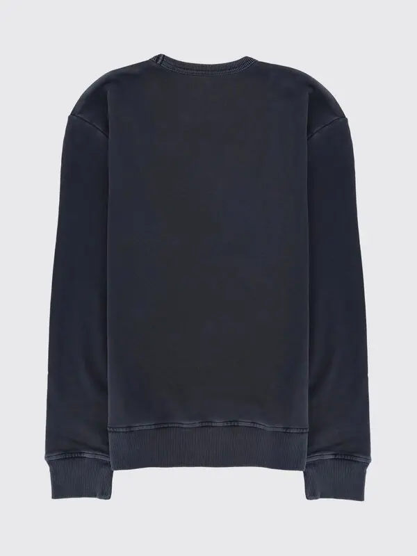 FAY Cotton Crew Neck Sweatshirt - Blue