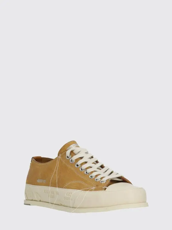 Premiata Vince Calf Leather Low-top Sneakers With Rubber Toe - Ocher