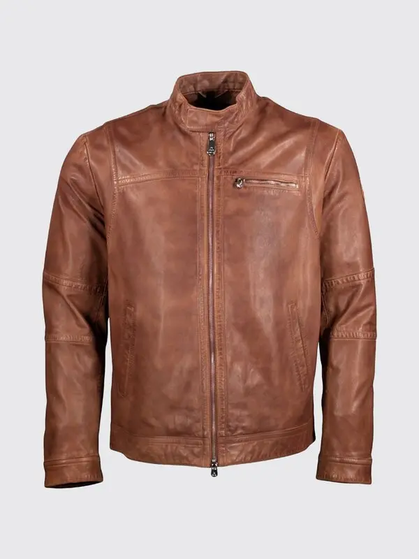 Peuterey Leather Jacket - Brown