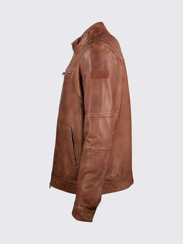 Peuterey Leather Jacket - Brown