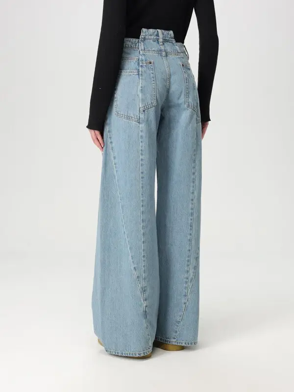 MAISON MARGIELA Mid-rise Flare Jeans In Cotton - Blue