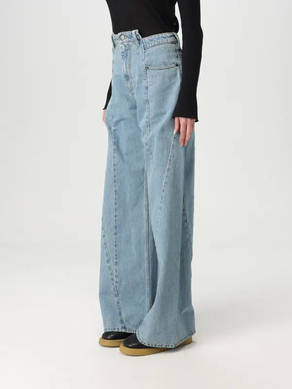 MAISON MARGIELA Mid-rise Flare Jeans In Cotton - Blue