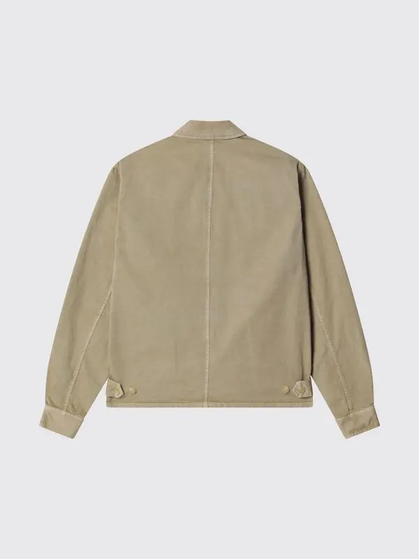 Auralee Long-sleeved Cotton Shirt Jacket With Slant Pockets