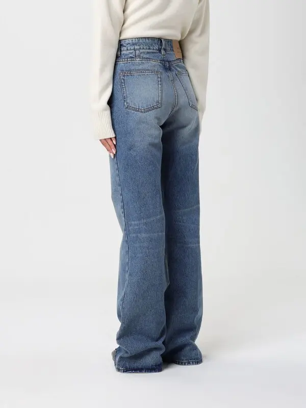 AMI Paris Flared Cotton Denim Jeans