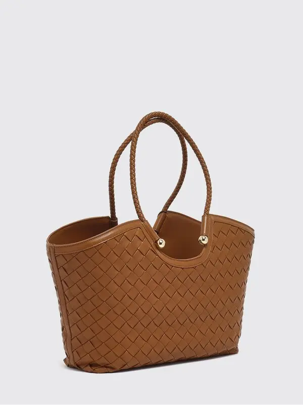 TWINSET Woven Faux Leather Bag