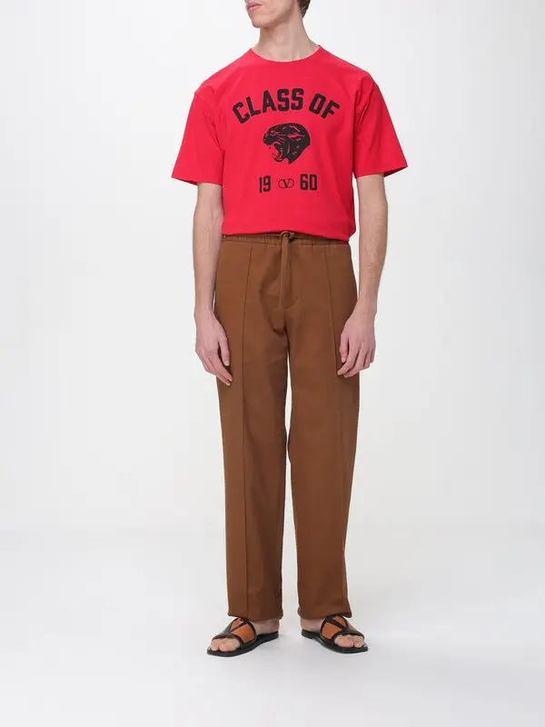 Valentino Garavani Cotton T-shirt With Logo - Red