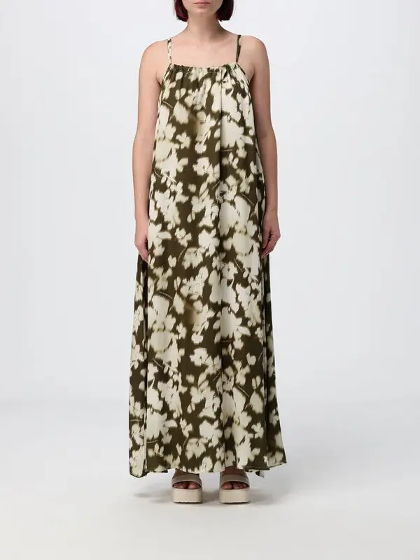 Emporio Armani Floral Print Maxi Dress