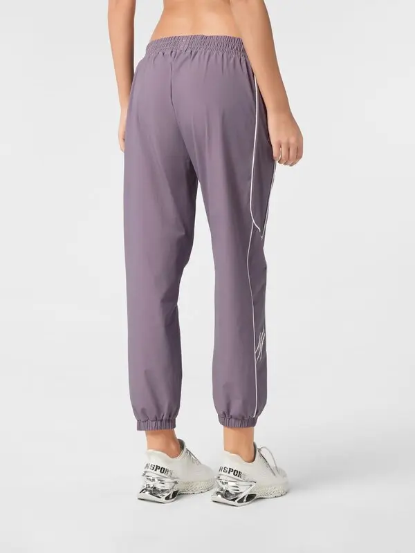 PLEIN SPORT Technical Fabric Jogging Pants - Violet