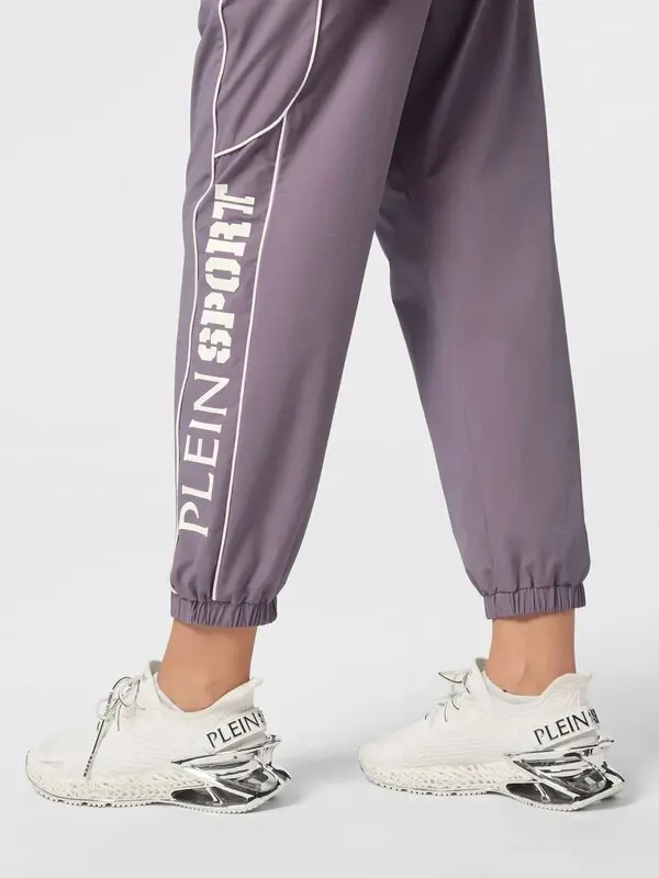 PLEIN SPORT Technical Fabric Jogging Pants - Violet