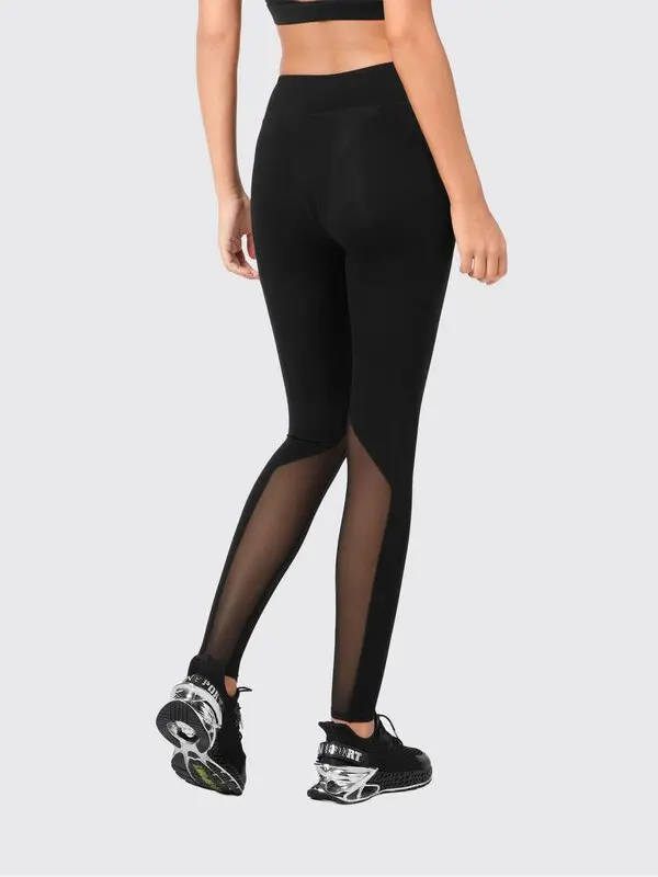 PLEIN SPORT Technical Stretch Fabric Leggings
