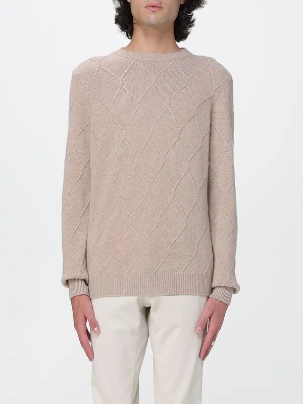 XC Geometric Pattern Pullover - Beige
