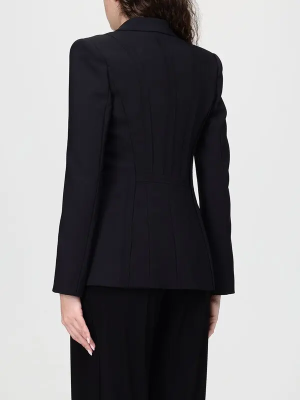 Elisabetta Franchi Slim Single-breasted Blazer - Black
