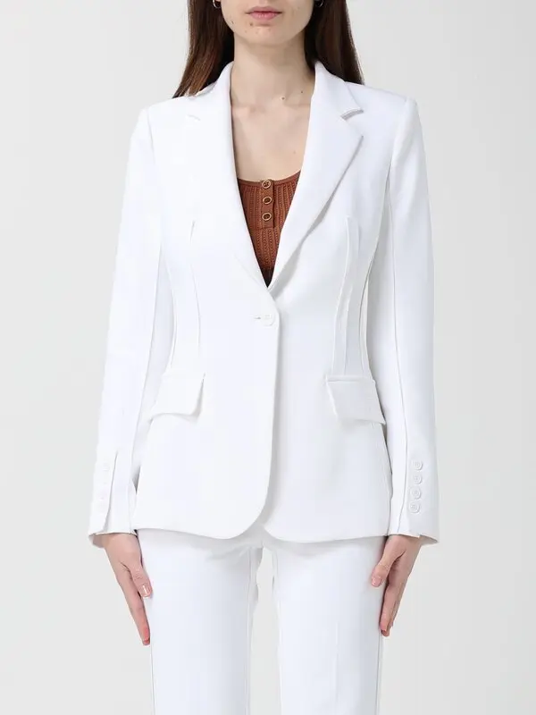 Elisabetta Franchi Slim Single-breasted Blazer